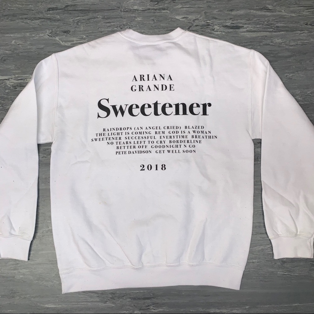 Rare Ariana Grande Sweetener Album Cover Crewneck - Gem